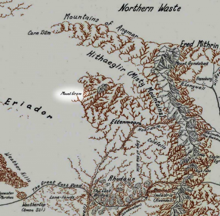 Грам, гора (Mount Gram) — WlotrPedia